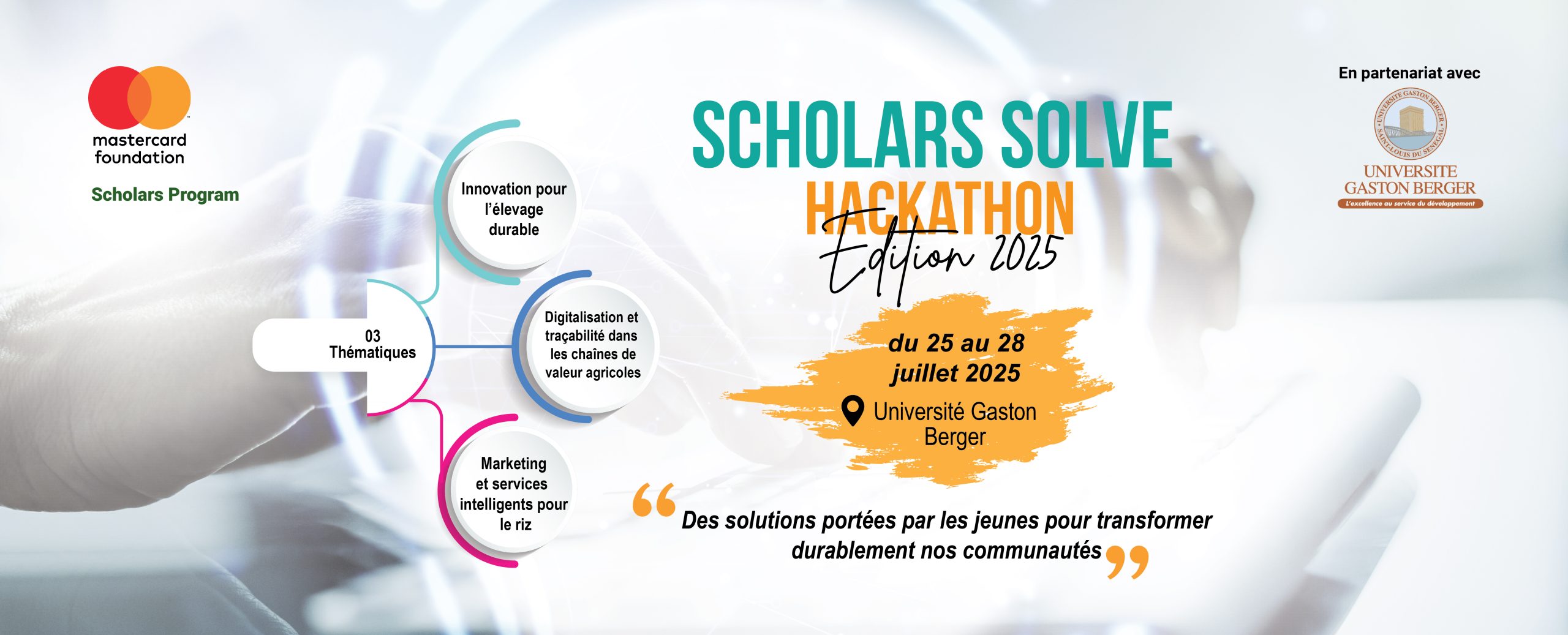 Accueil - Programme de Bourses de la Fondation Mastercard à l'UGB